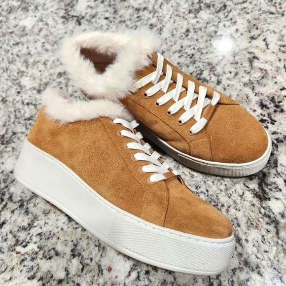 J Slides | Shoes | J Slides Nyc Mellia Leather Platform Sneaker With ...